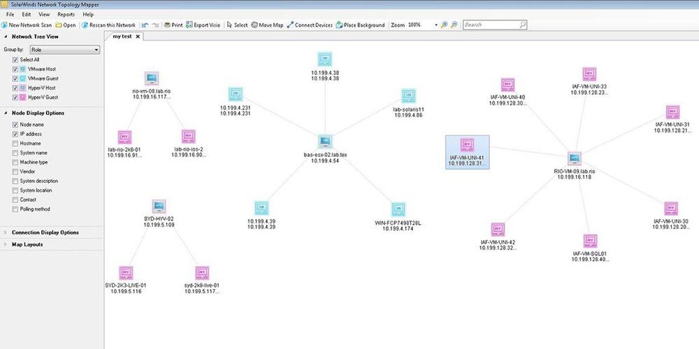 Netzwerk-Mapping mit erweiterter Visibilität