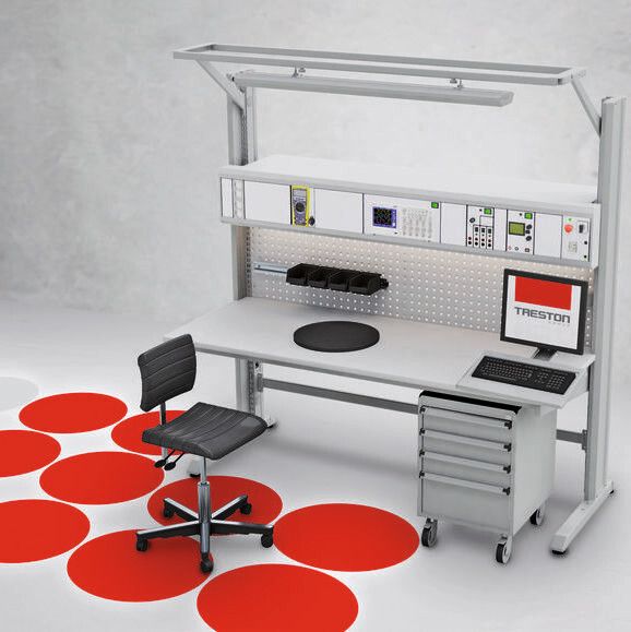 Ergonomische Systeme für das Elektro-Labor