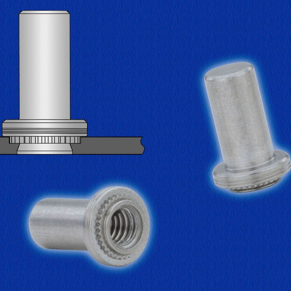 Geschlossene Einpressmutter verhindert Gewindeverschmutzung