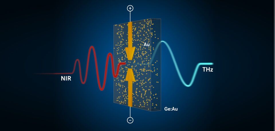Mit Gold gespickt: Neuartiger Sender für Terahertz-Wellen