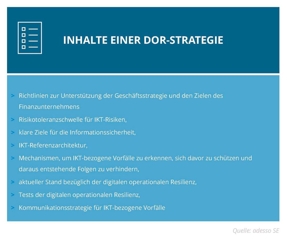 EU-Verordnung DORA: Anforderungen und Umsetzung im Finanzsektor