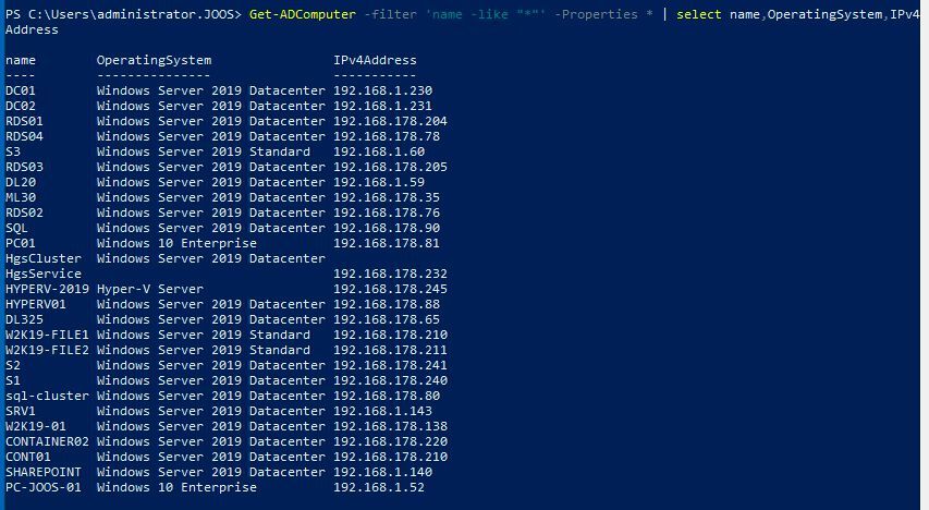 So lesen Sie Active Directory mit der PowerShell aus || Bild 2 / 9