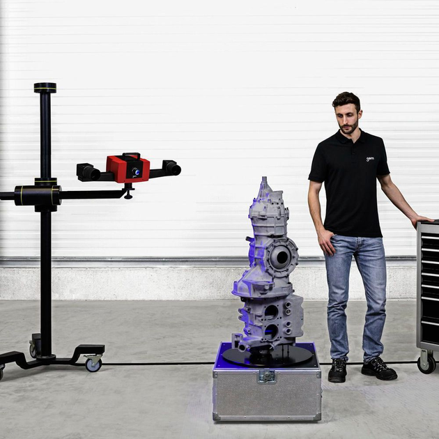 Mobiler 3D-Scanner für die Digitalisierung in der Fertigung