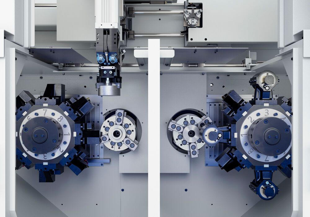 Front-loading CNC turning center for economical soft turning || Picture ...