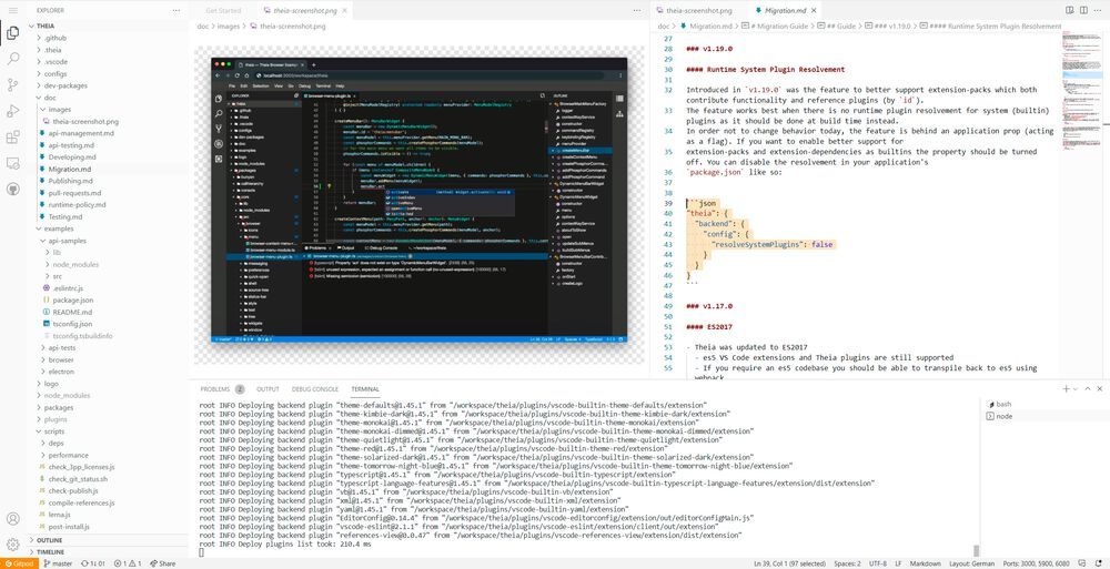 Eclipse Theia – das IDE-Framework
