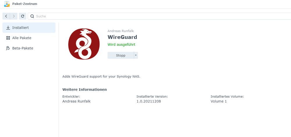WireGuard als Docker-Container installieren || Bild 4 / 8