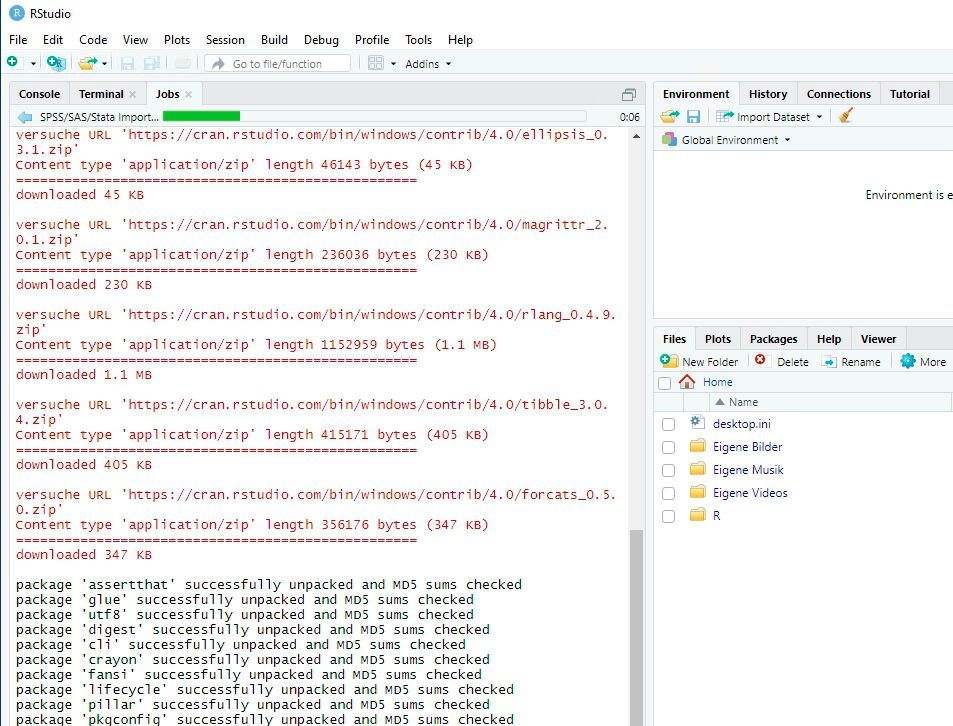 Daten in RStudio importieren || Bild 4 / 8