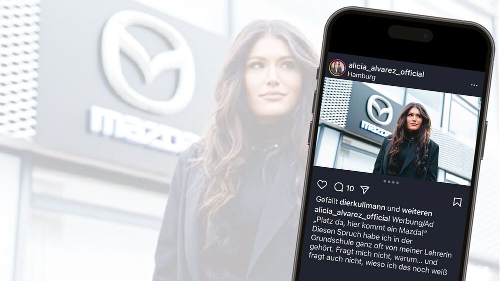 #Werbung: „Platz da, hier kommt ein Mazda“